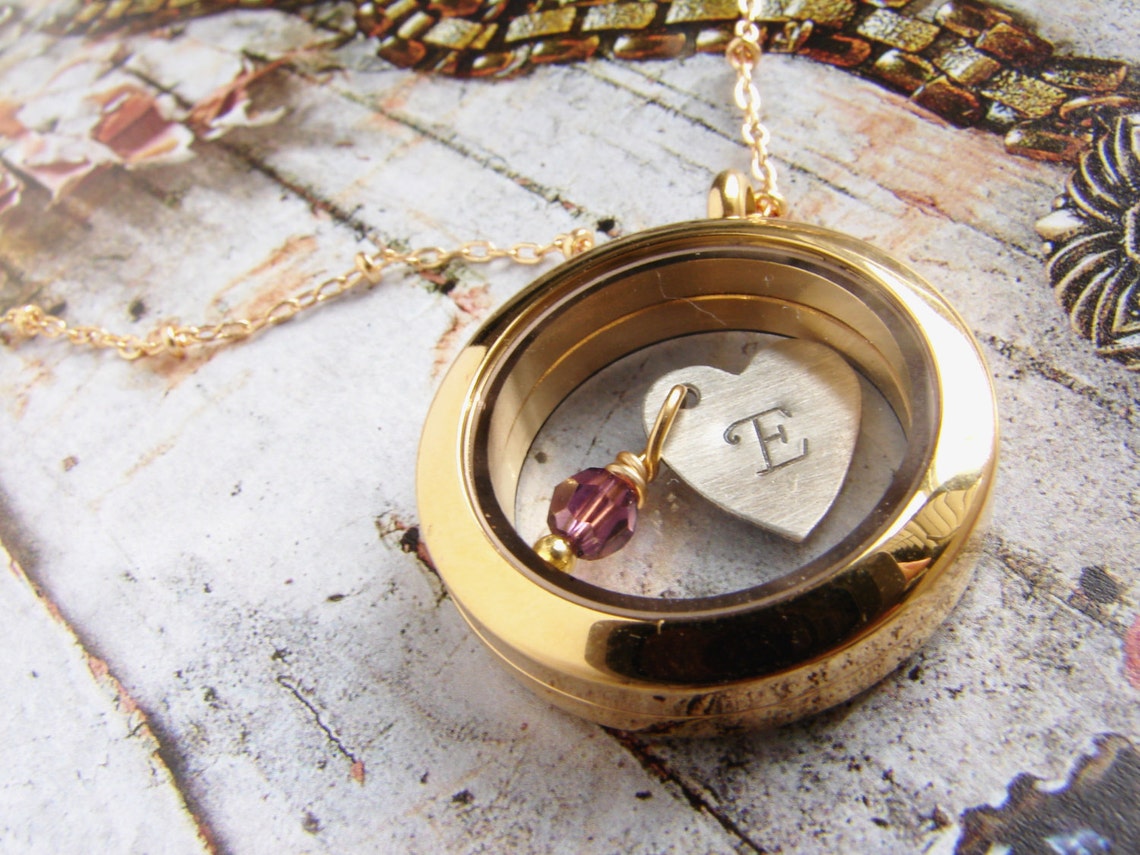 Personalized Jewelry Initial Locket Bridesmaid Jewelry - Etsy