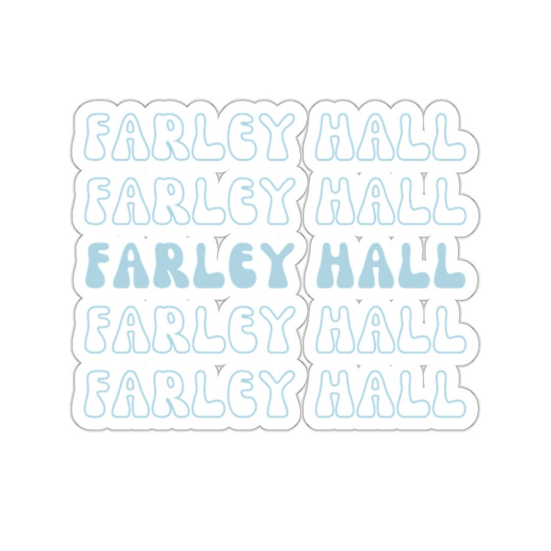 Retro Farley Hall Sticker, Farley Sticker - Etsy