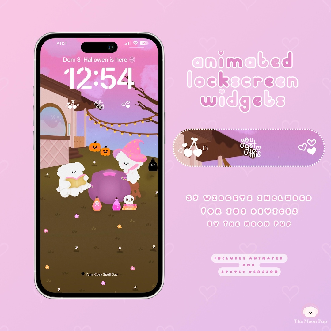 Animated Lockscreen Widgets/widgets for Ios/lockscreen Widgets - Etsy