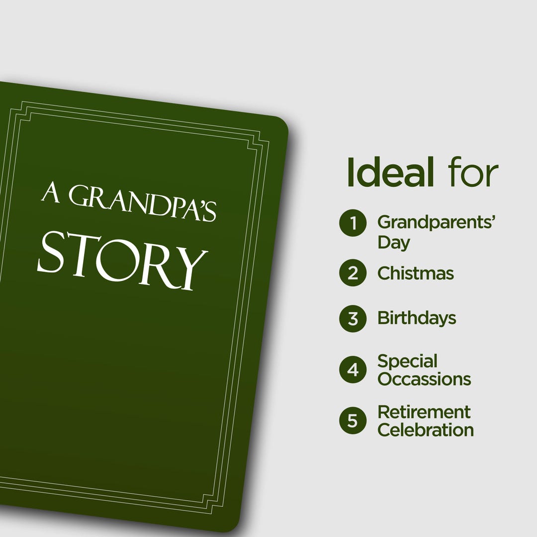 Your Grandpa's Story: A Digital Journal With 300 Thoughtful Questions ...