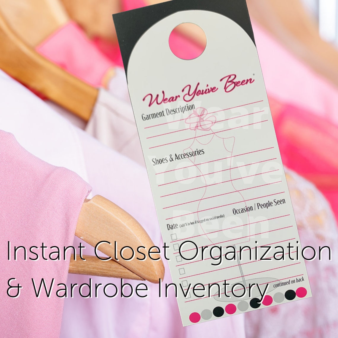 Total Closet Re-do Econo Pack of 60 Wear You've Been Tags FREE SHIPPING ...