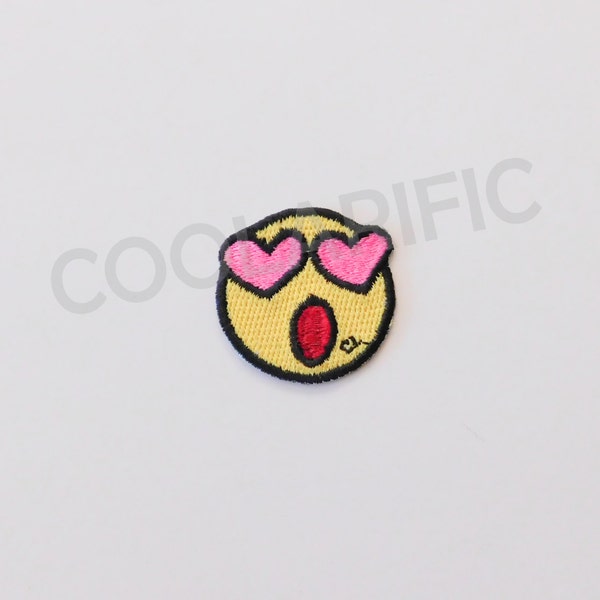 Heart Eyes Emoji Stickers - Etsy
