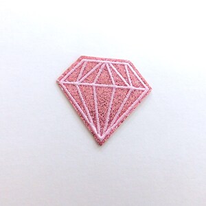 Diamond Sticker Patch Blue Diamond Sticker Pink Glitter Diamond Patch ...