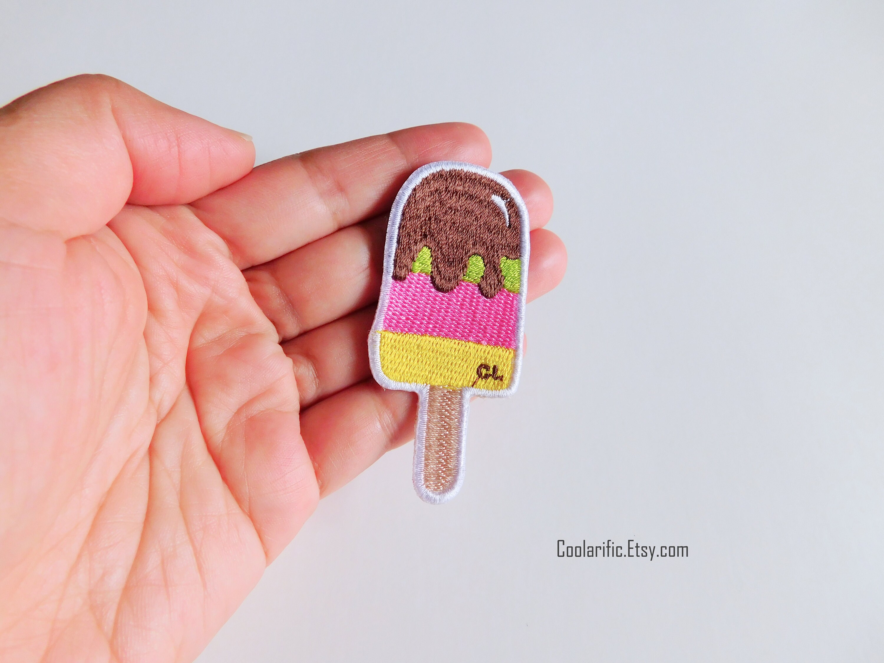 Ice Pop Sticker Patch | Cute Ice Cream Embroidery Patch | Trendy ...