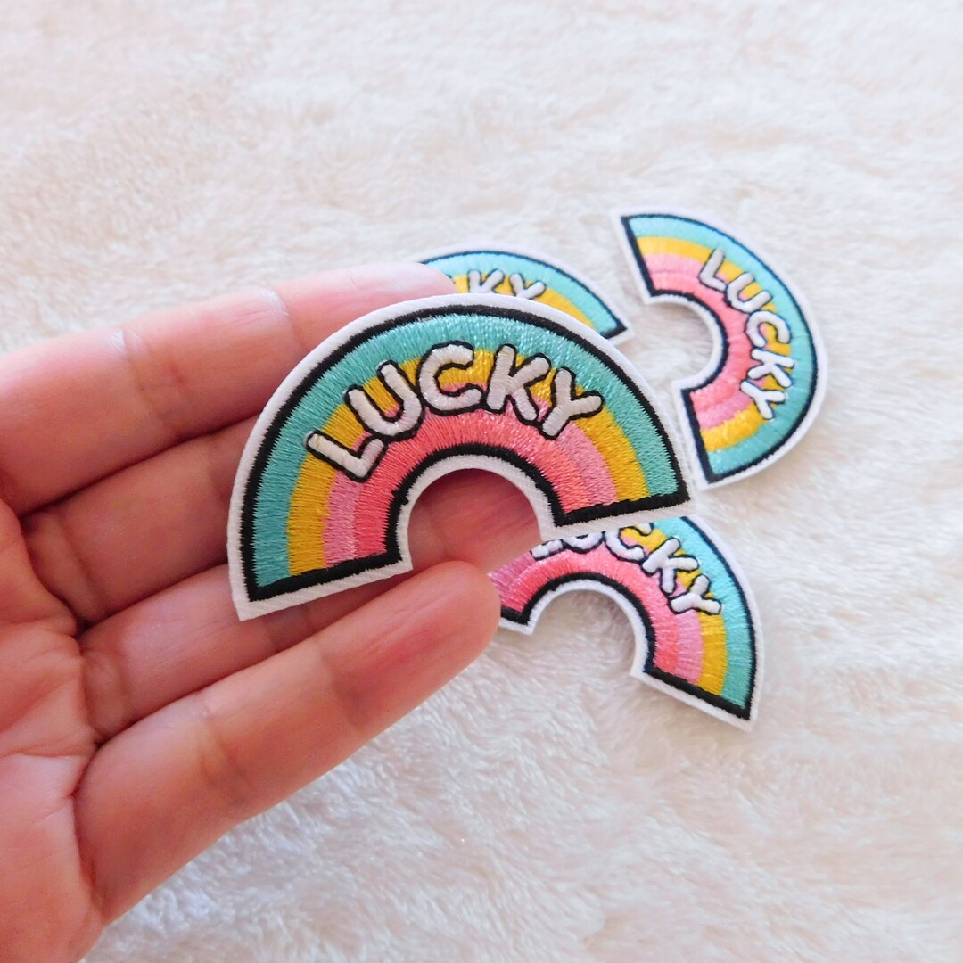 Lucky Rainbow Patch | Sticker Patch | Cute Patch for Gift | Accessories ...