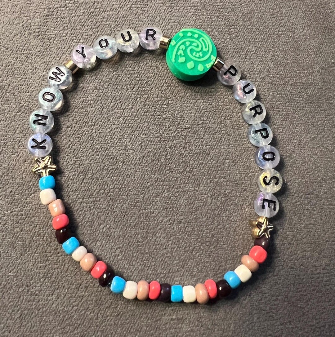 Moana- Bead Bracelet-know Your Purpose- Size 7 Inches- Epcot- Disney ...