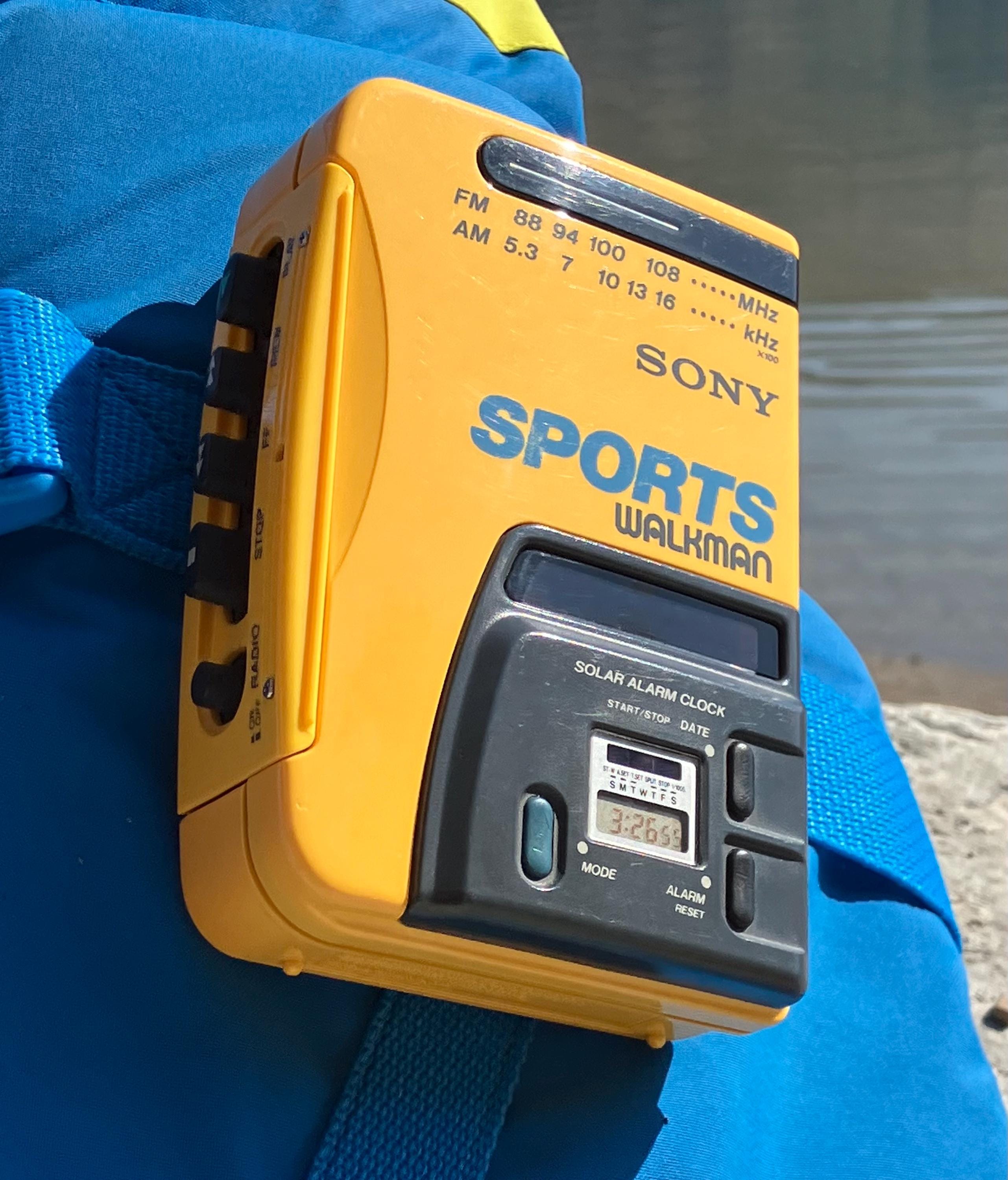 Walkman Wallet W/ Solar Clock Black Leather Interior - Etsy