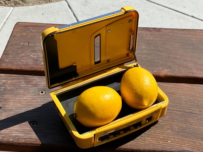 Walkman Wallet W/ Solar Clock Black Leather Interior - Etsy