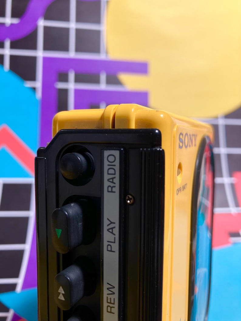 Walkman Wallet Black Leather Interior - Etsy