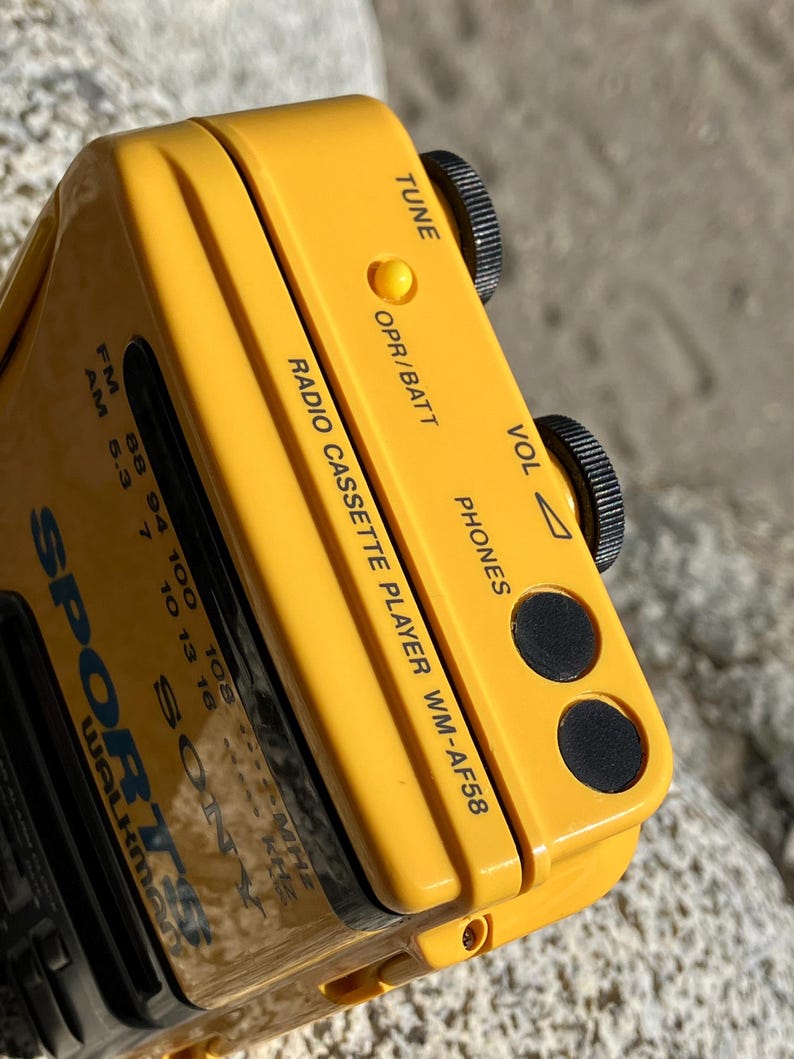 Walkman Wallet W/ Solar Clock Black Leather Interior - Etsy