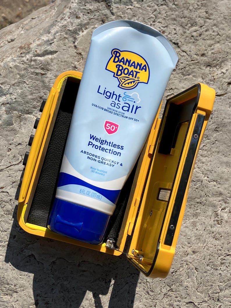 Walkman Wallet W/ Solar Clock Black Leather Interior - Etsy