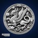 Dragon Round - Laser Engrave 4K PNG Image, Depth Map, Exact-outline Cut ...