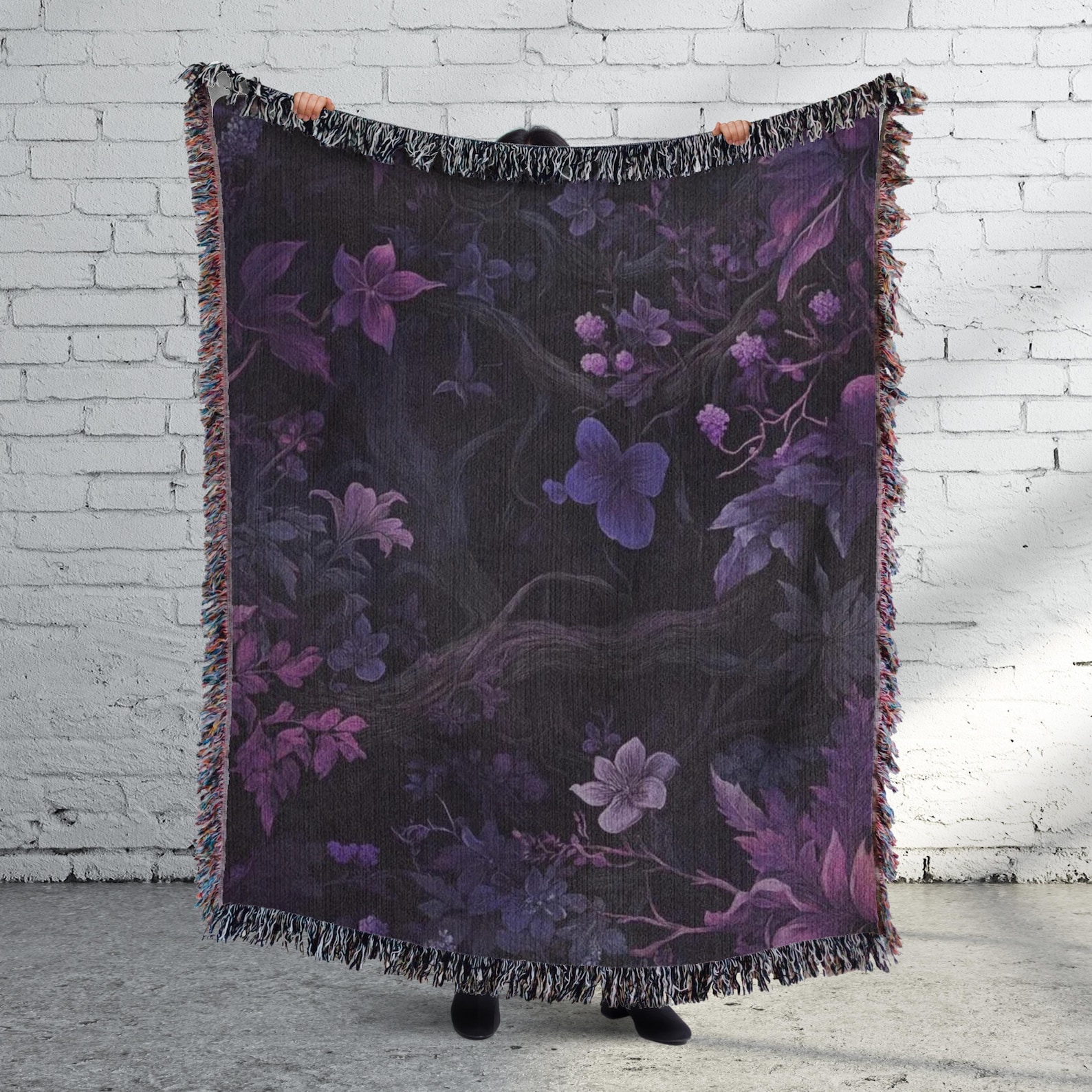 Custom Woven Blanket | Gothic Woven Throw Blanket | Custom Design for a ...