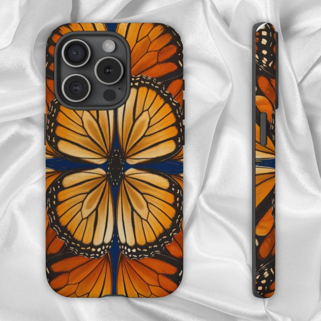 IPhone 16 Phone Case, All Phone Types, Monarch Butterfly Style Phone ...