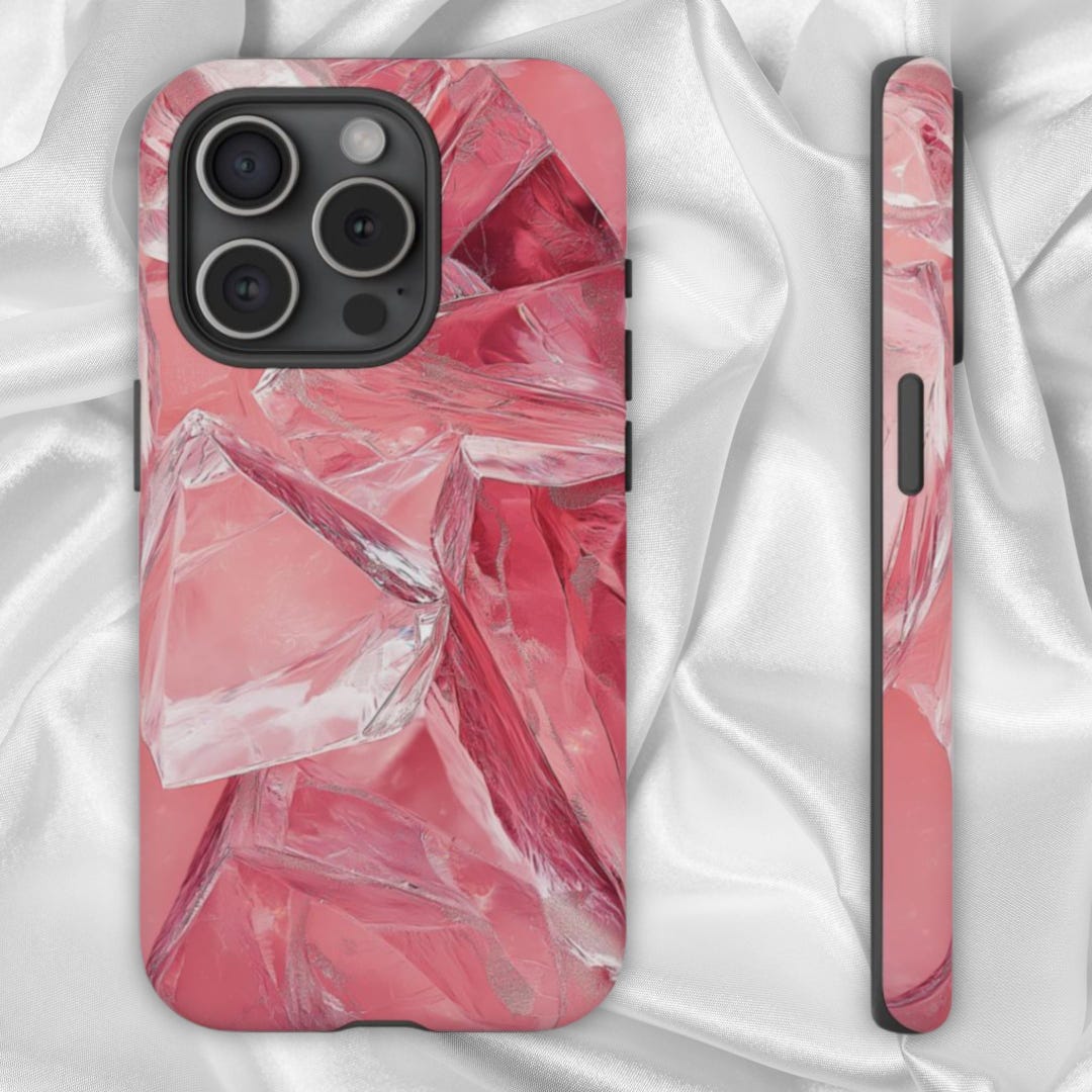 IPhone 16 Phone Case, All Phone Types, Pink Ice Phone Case, Tough Cases ...