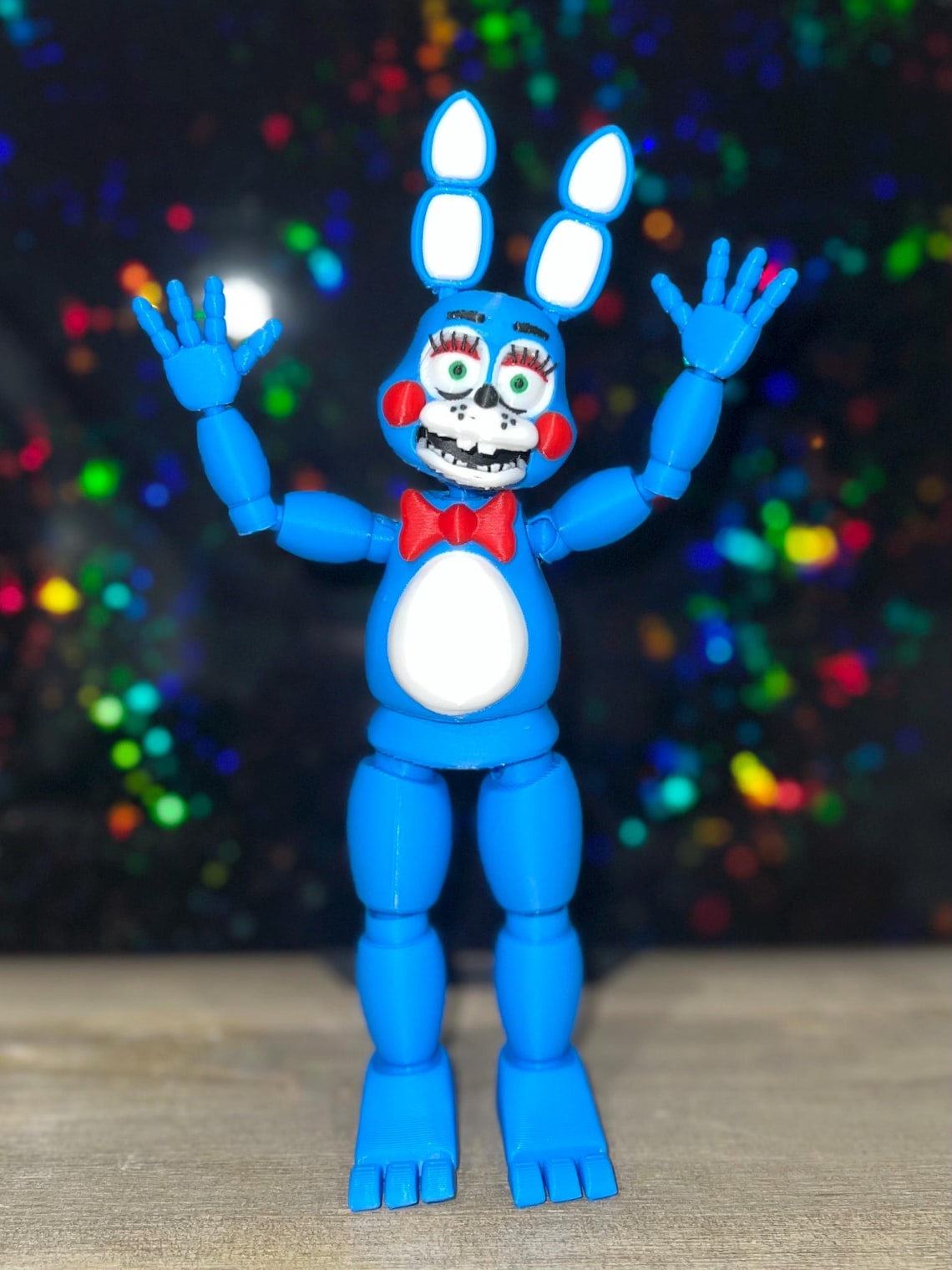 Toy Bonnie Articulating FNAF 2 Five Nights at Freddy’s Figure - Etsy