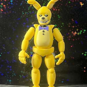 Spring Bonnie / Yellow Rabbit Figure COLOR FNAF Five Nights at Freddy’s ...