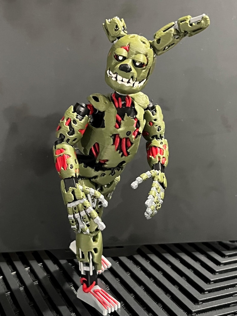 Springtrap Articulating Figure FNAF 3 Five Nights at Freddy’s - Etsy
