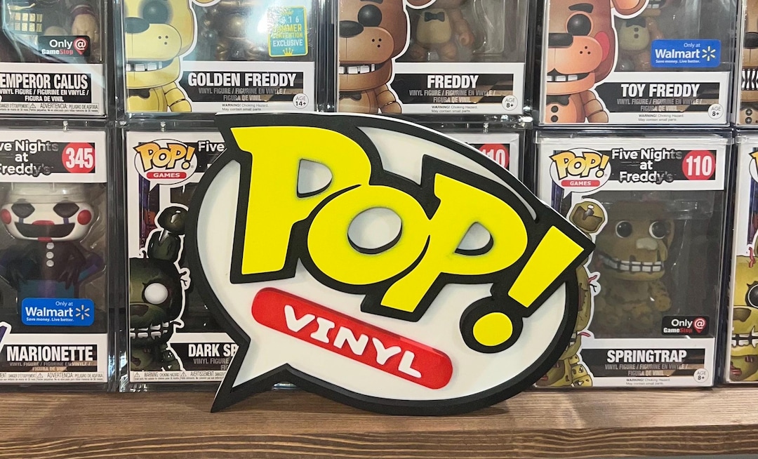 Funko Pop Logo 3D Printed - Etsy