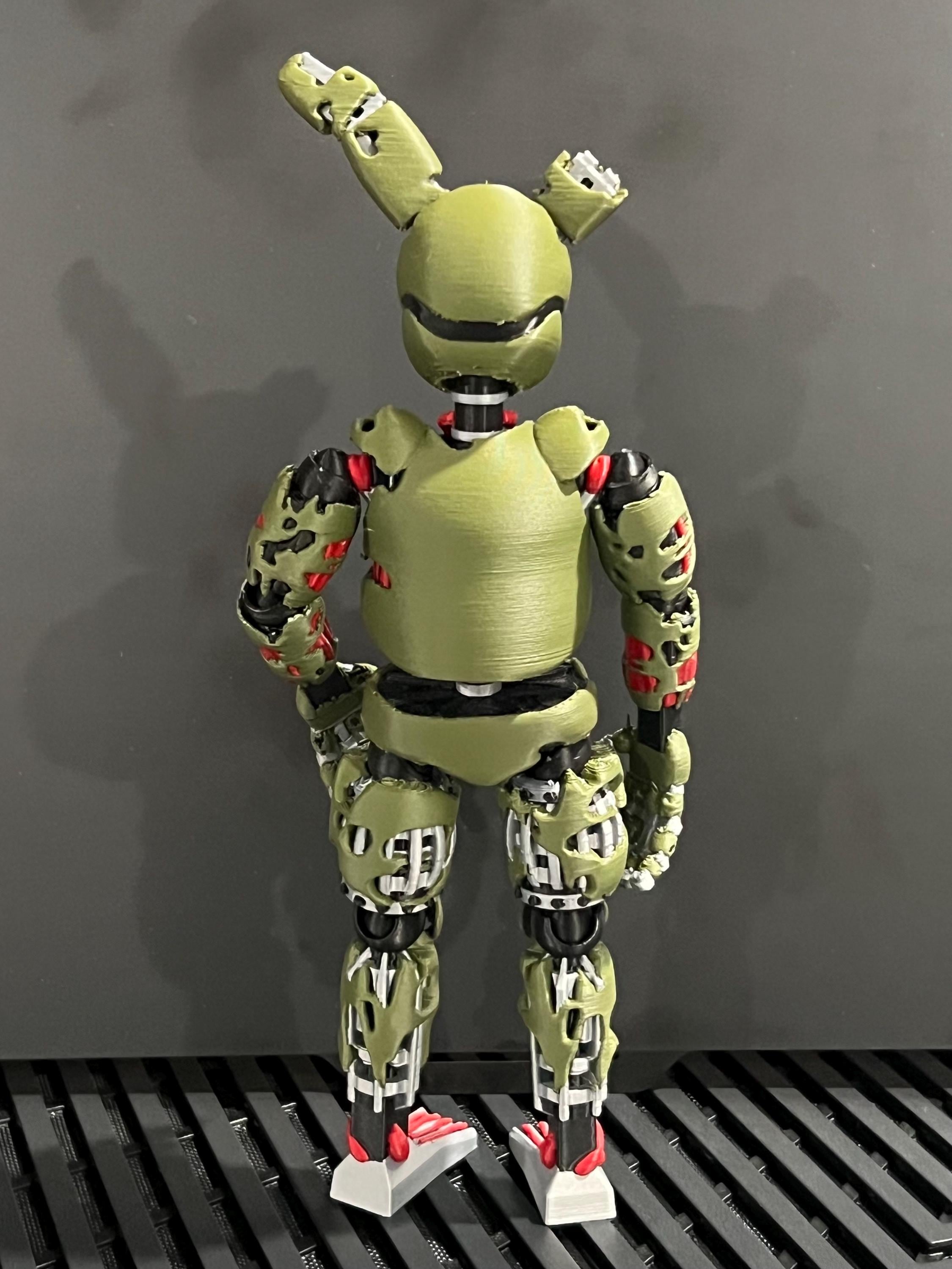 Springtrap Articulating Figure FNAF 3 Five Nights at Freddy’s - Etsy