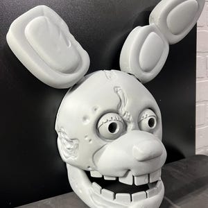Yellow Rabbit / Springtrap Cosplay Mask / Wall Art FNAF Five Nights at ...