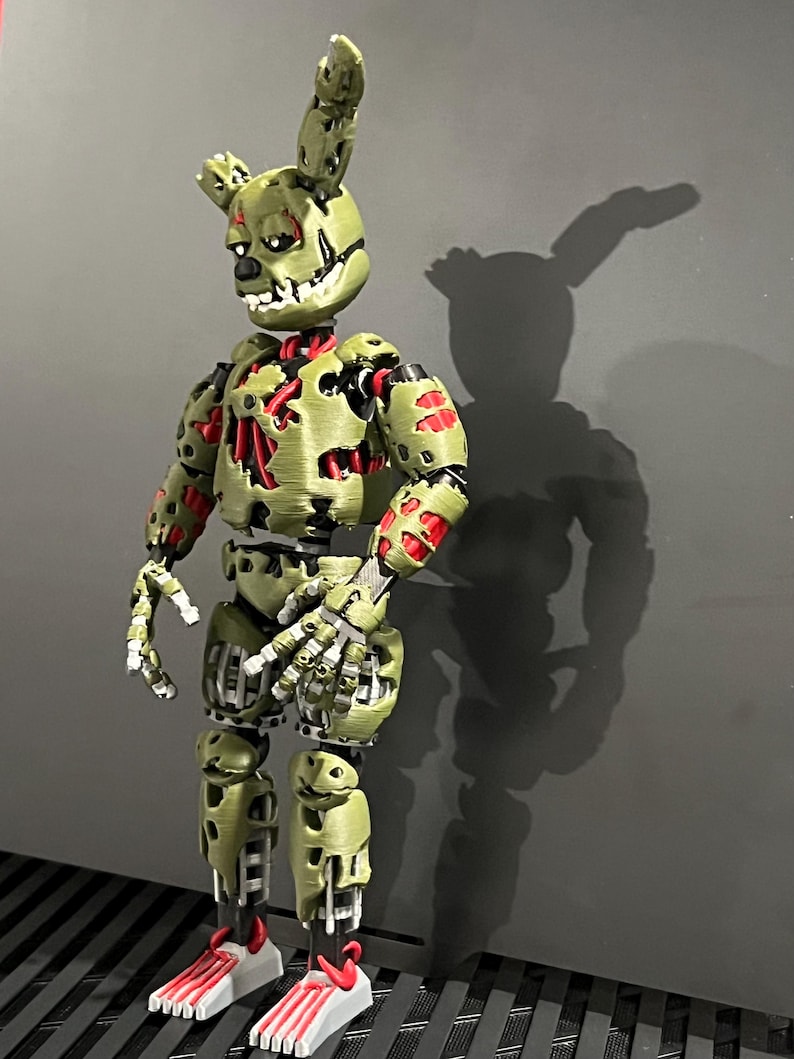 Springtrap Articulating Figure FNAF 3 Five Nights at Freddy’s - Etsy