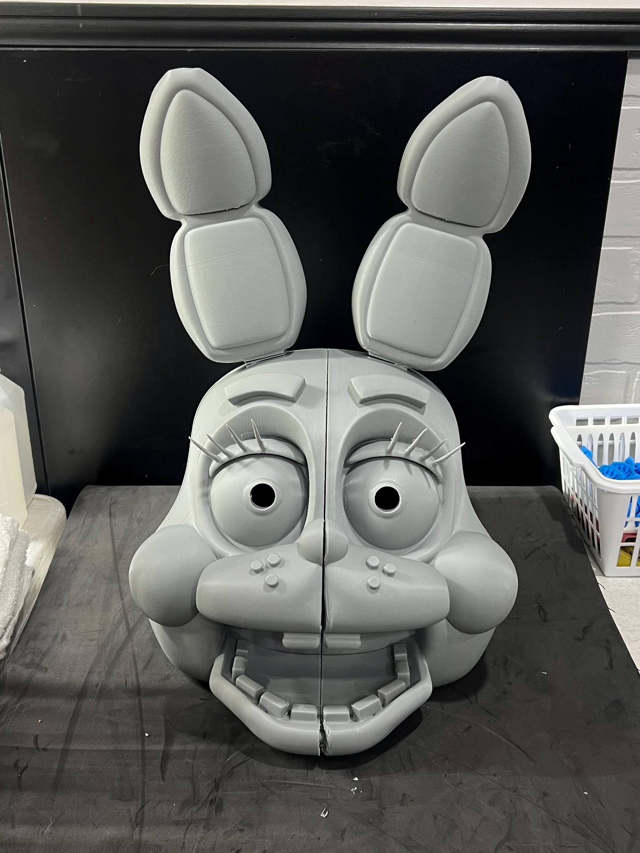 Toy Bonnie Helmet Life Size Wearable Cosplay FNAF Five Nights at Freddy ...