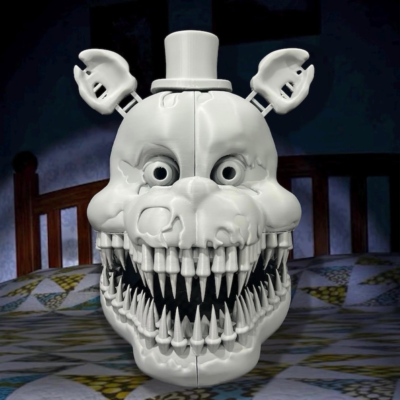 Golden Freddy Mask - Etsy