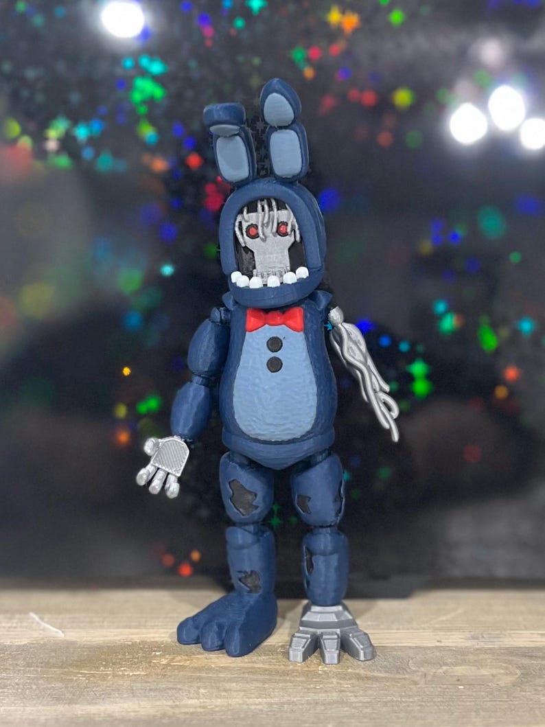 COLOR Withered Bonnie FNAF Five Nights at Freddy’s 2 Figure! - Etsy