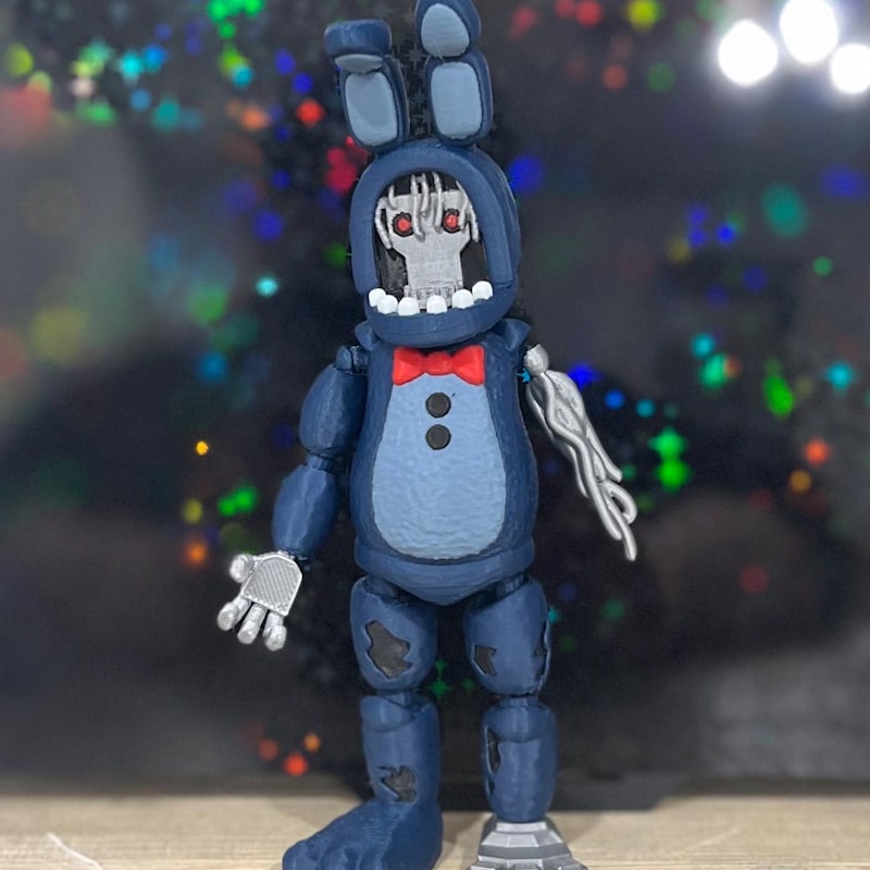 Withered Bonnie Action Figure - Etsy