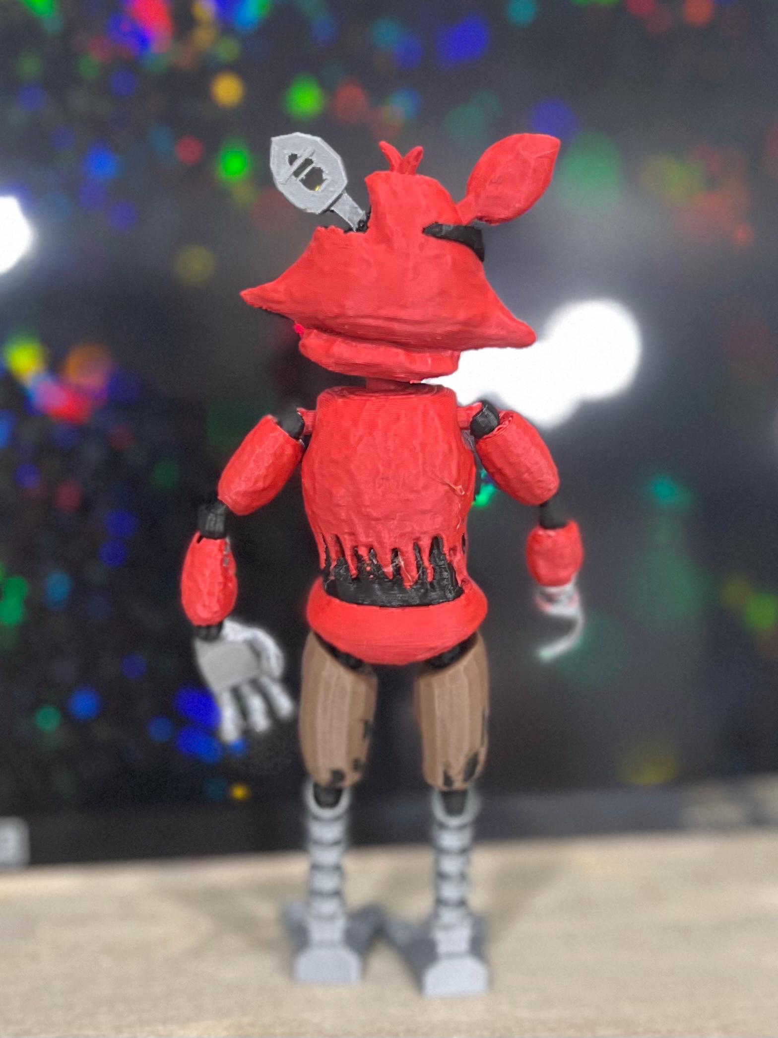 Withered Foxy Articulating COLOR FNAF Five Nights at Freddy’s - Etsy