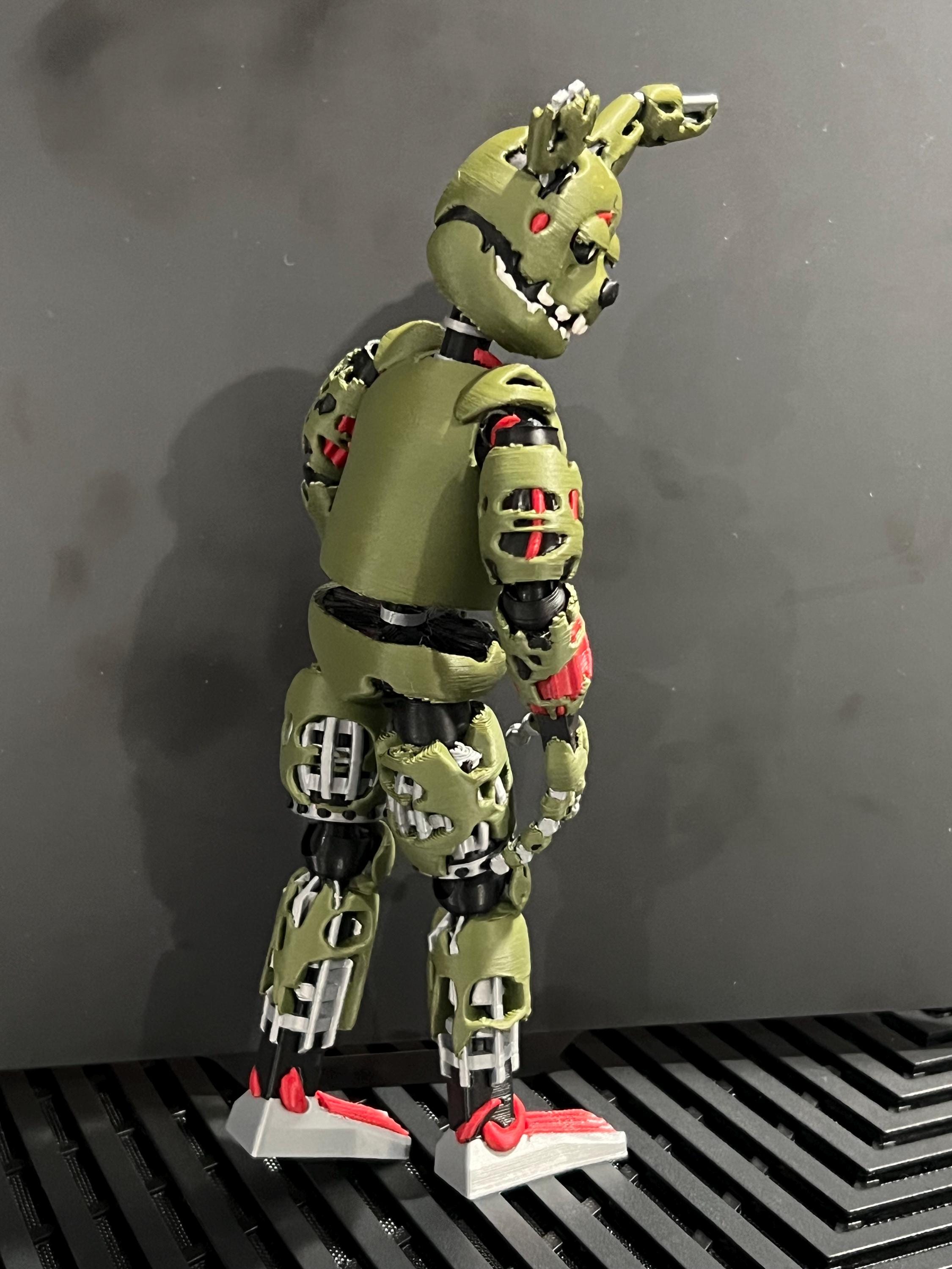 Springtrap Articulating Figure FNAF 3 Five Nights at Freddy’s - Etsy