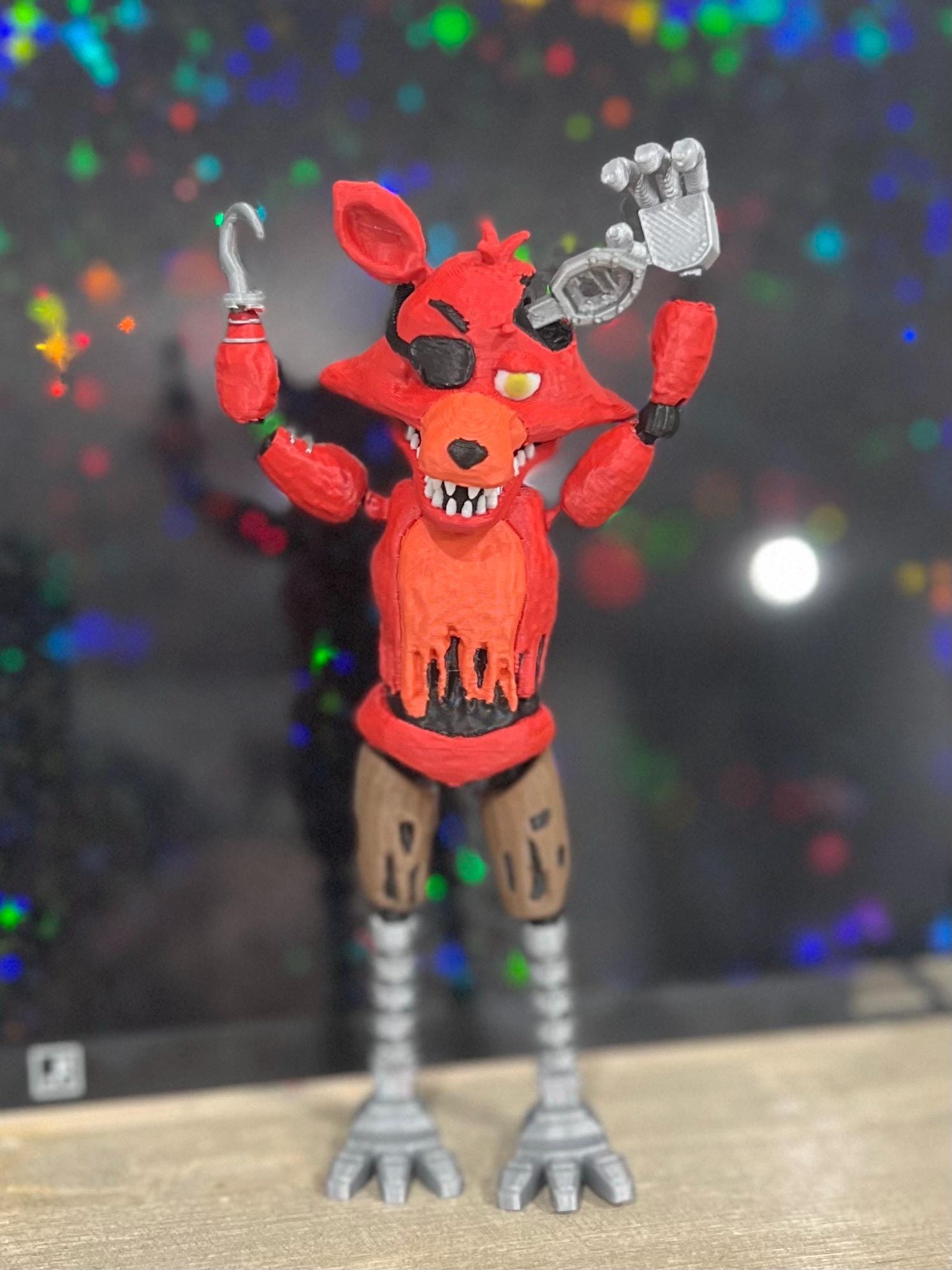 Withered Foxy Articulating COLOR FNAF Five Nights at Freddy’s - Etsy