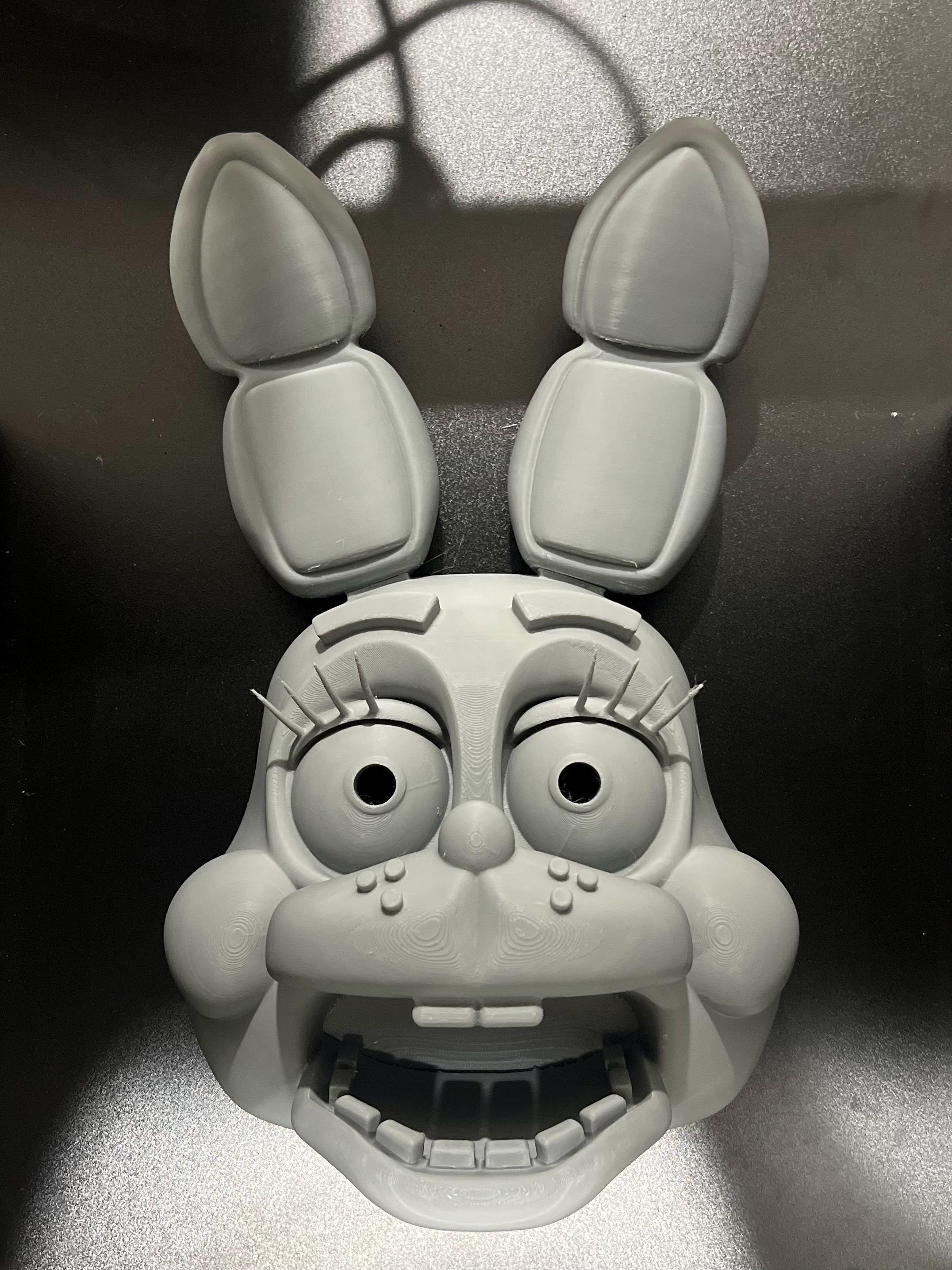 Toy Bonnie Life Size Wearable Mask / Wall Art FNAF Five Nights at ...