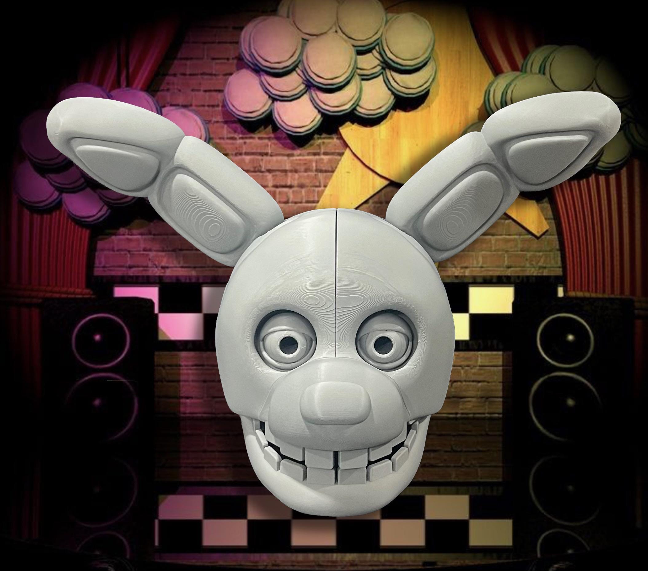 Spring Bonnie Cosplay MASK / WALL ART Fnaf Five Nights at Freddy’s - Etsy