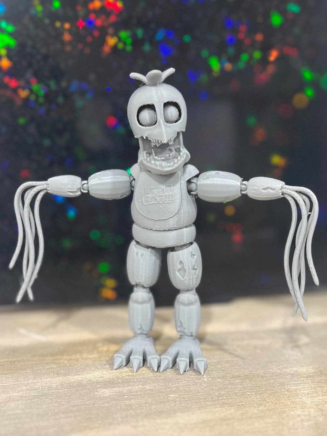 Withered Chica Articulating Figure FNAF 2 Five Nights at Freddy’s - Etsy
