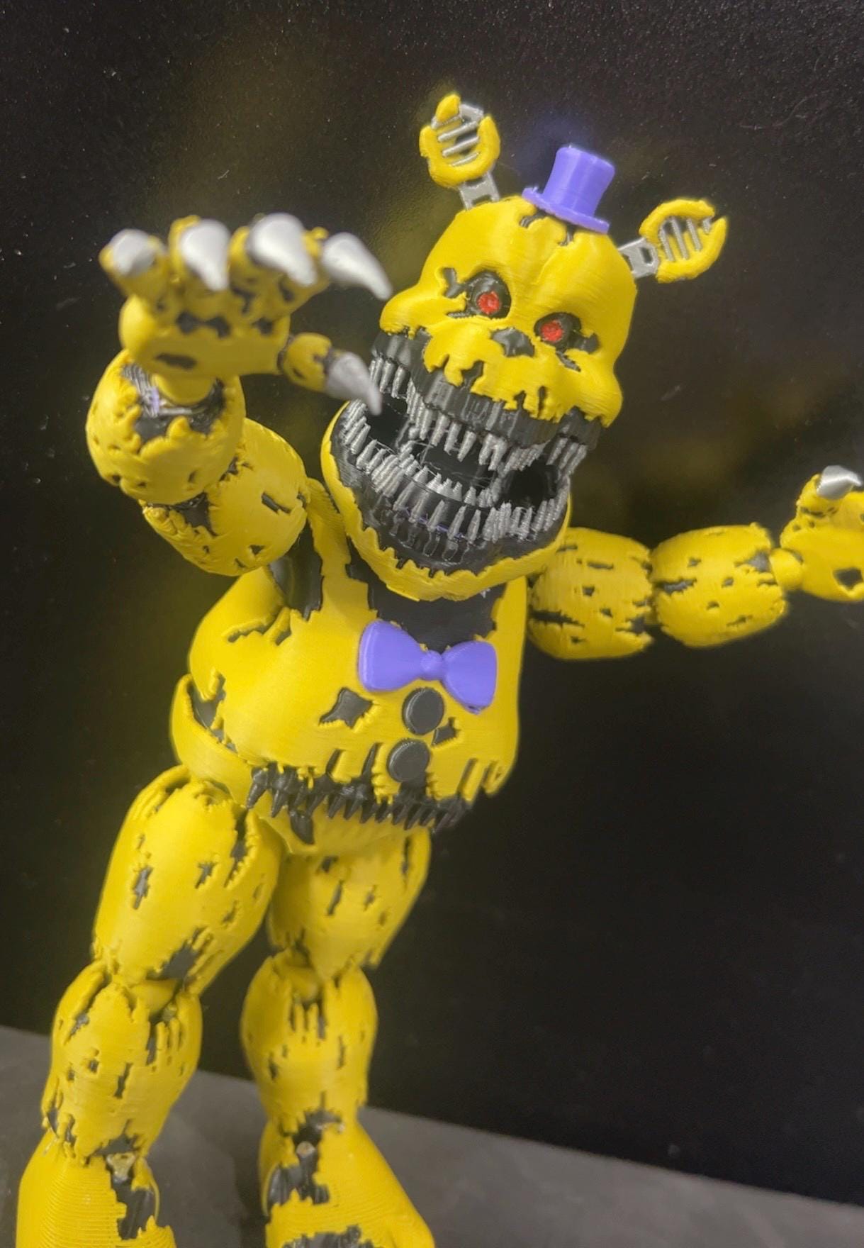 NIGHTMARE FREDBEAR Color FNAF Five Nights at Freddy’s Figure - Etsy