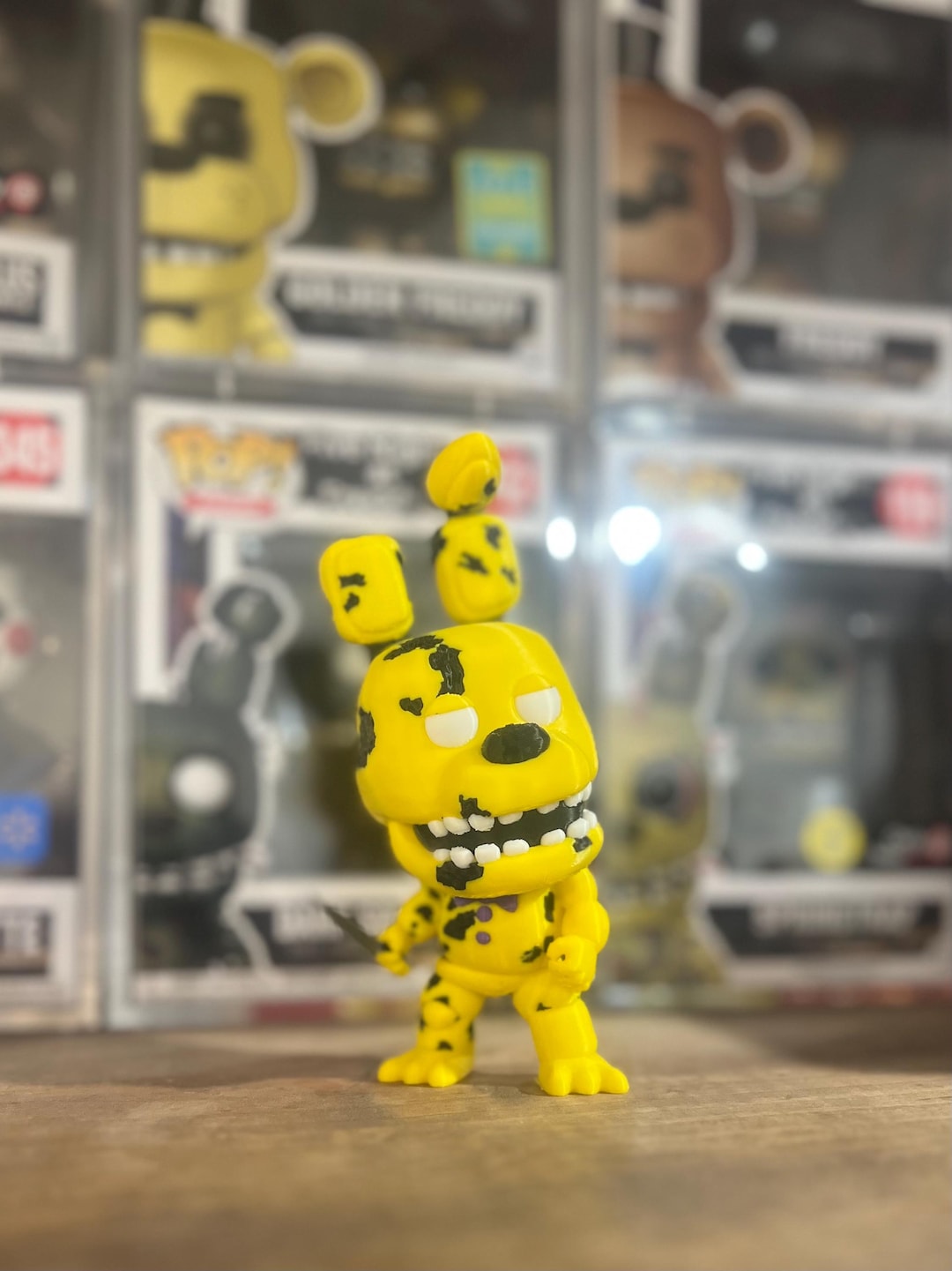 Yellow Rabbit / Springtrap Custom Funko Pop FNAF Five Nights at Freddy ...