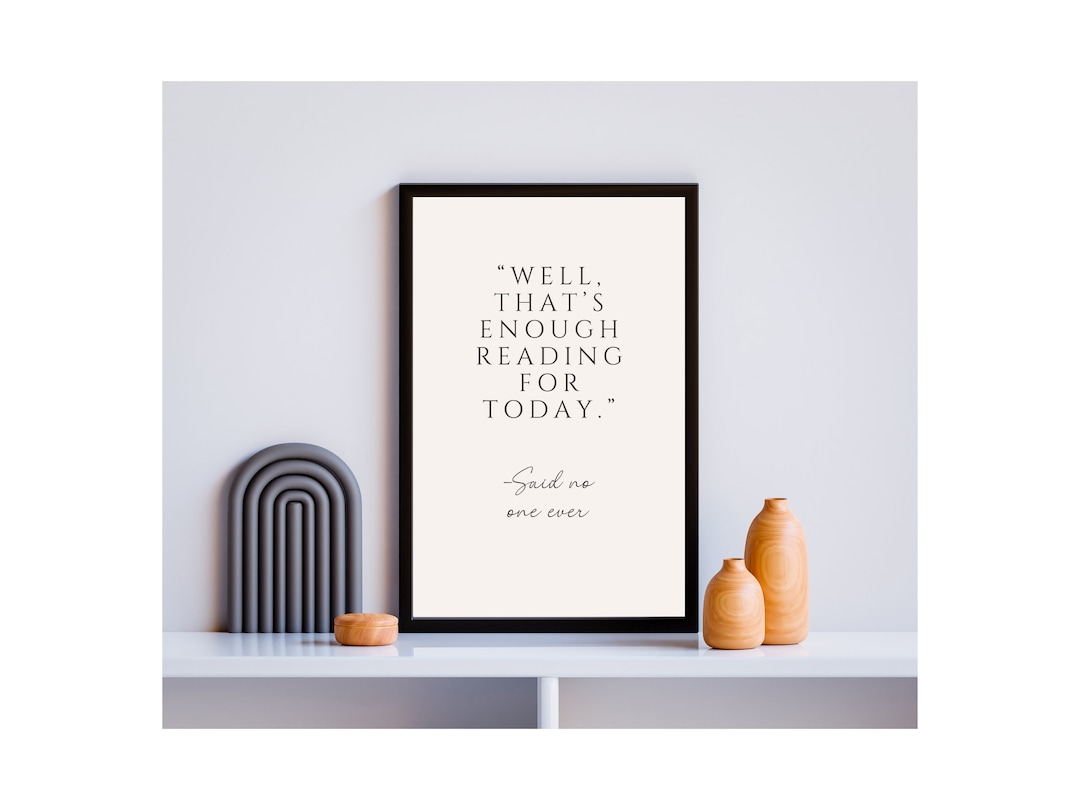 Book Lover Printable Wall Art | Book Lover Printable | Book Lovers ...