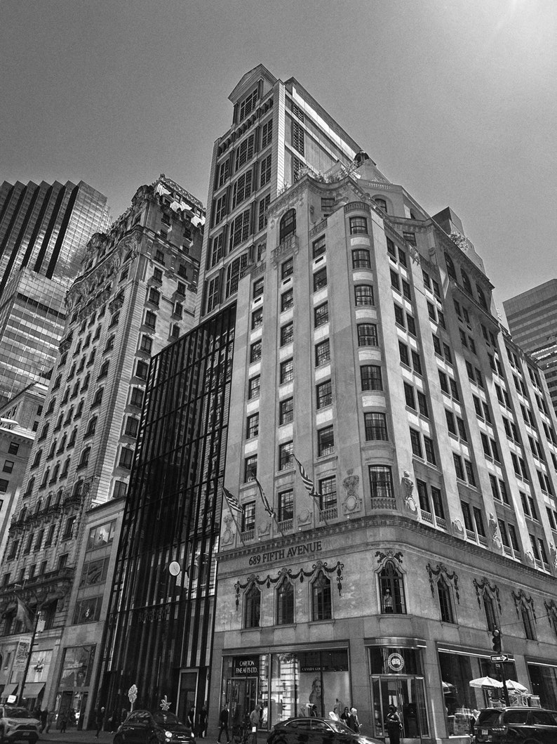 Timeless Historic New York City Architecture Black and White ...
