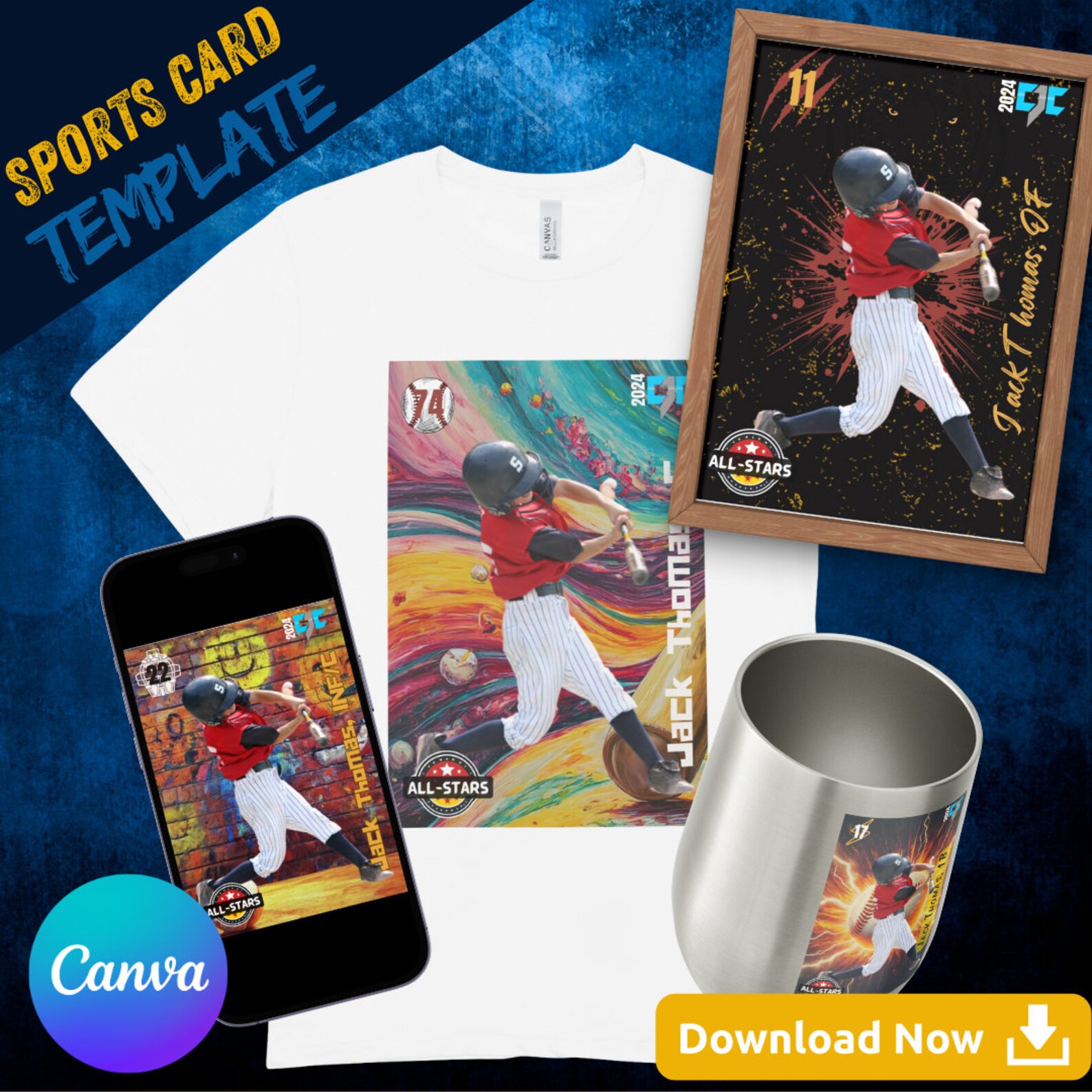 The Natural! Trading Card Templates, Sports Card, Card Templates ...