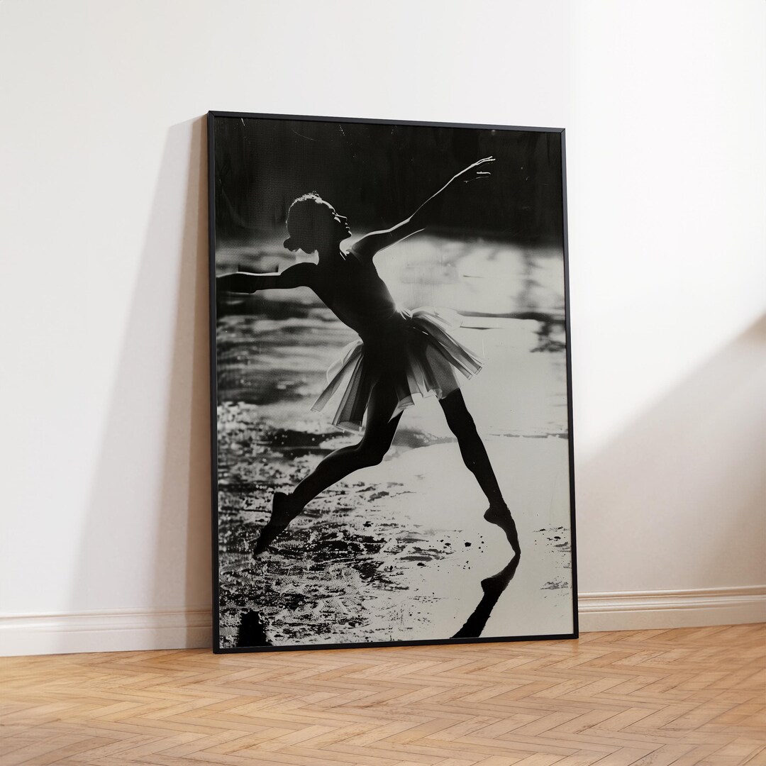 Vintage Dancer Fine Art Poster Print, Digital Download, Unique ...