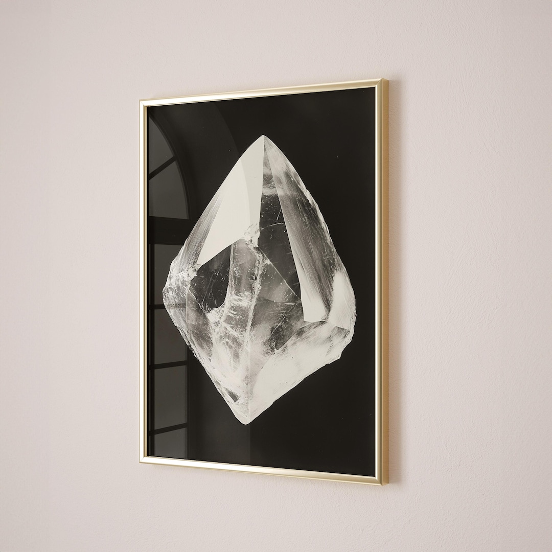 Uncut Diamond Print, Digital Download, Printable Wall Art, Luxury Fine ...