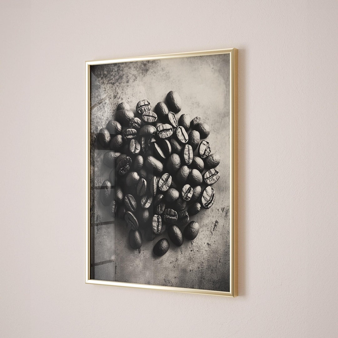 Black & White Coffee Kitchen Print, Digital Download, Printable Wall ...