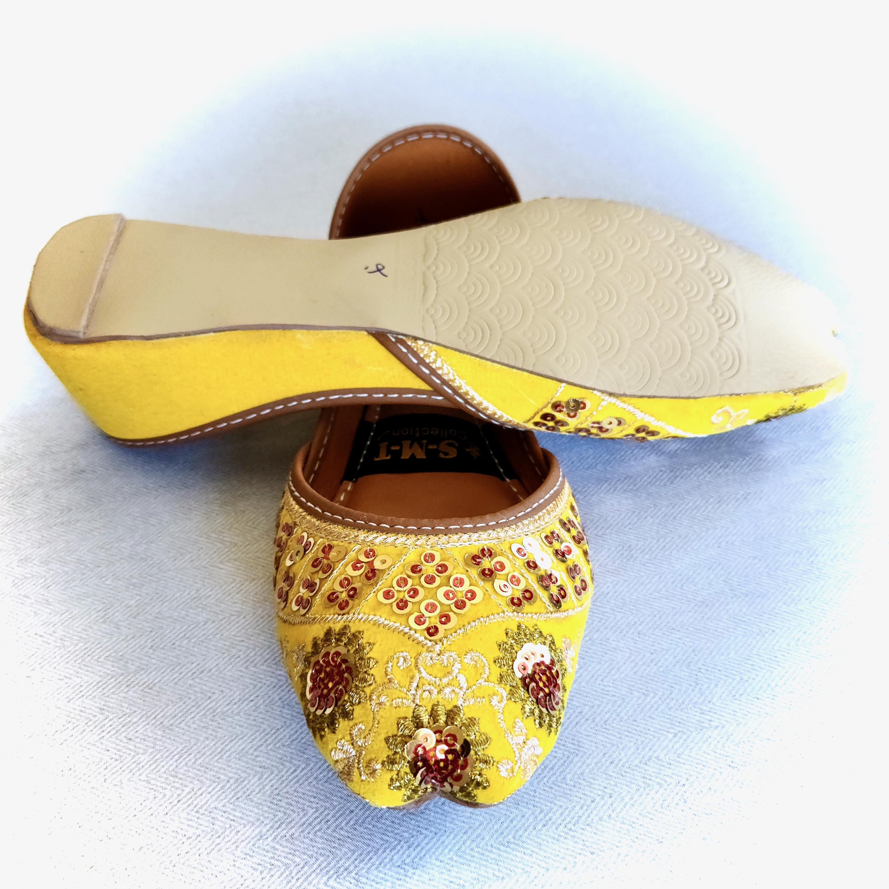 Handcrafted Embroidered Afghan Khussa Wedding Shoes | Vibrant Floral ...