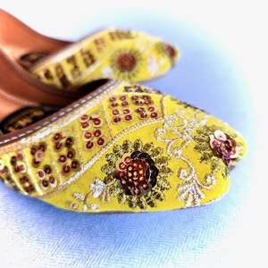 Handcrafted Embroidered Afghan Khussa Wedding Shoes | Vibrant Floral ...