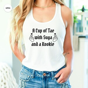 A Cup of Tae With Suga and A Kookie Shirt, K-drama Fandom Clothing, BTS ...