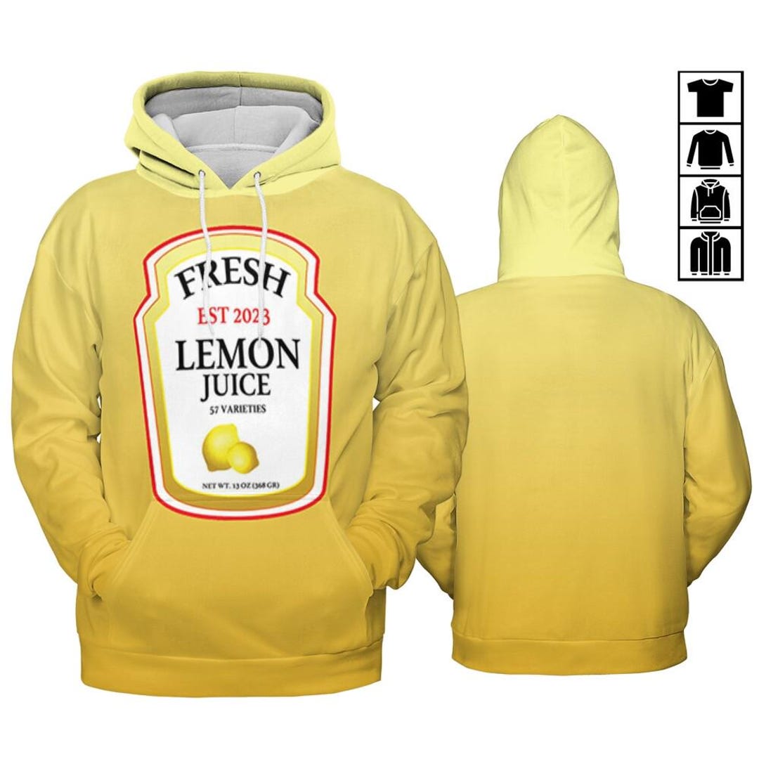 Custom Cosplay Sauce Condiment Lemon Juice Shirt I3, Lemon Juice ...