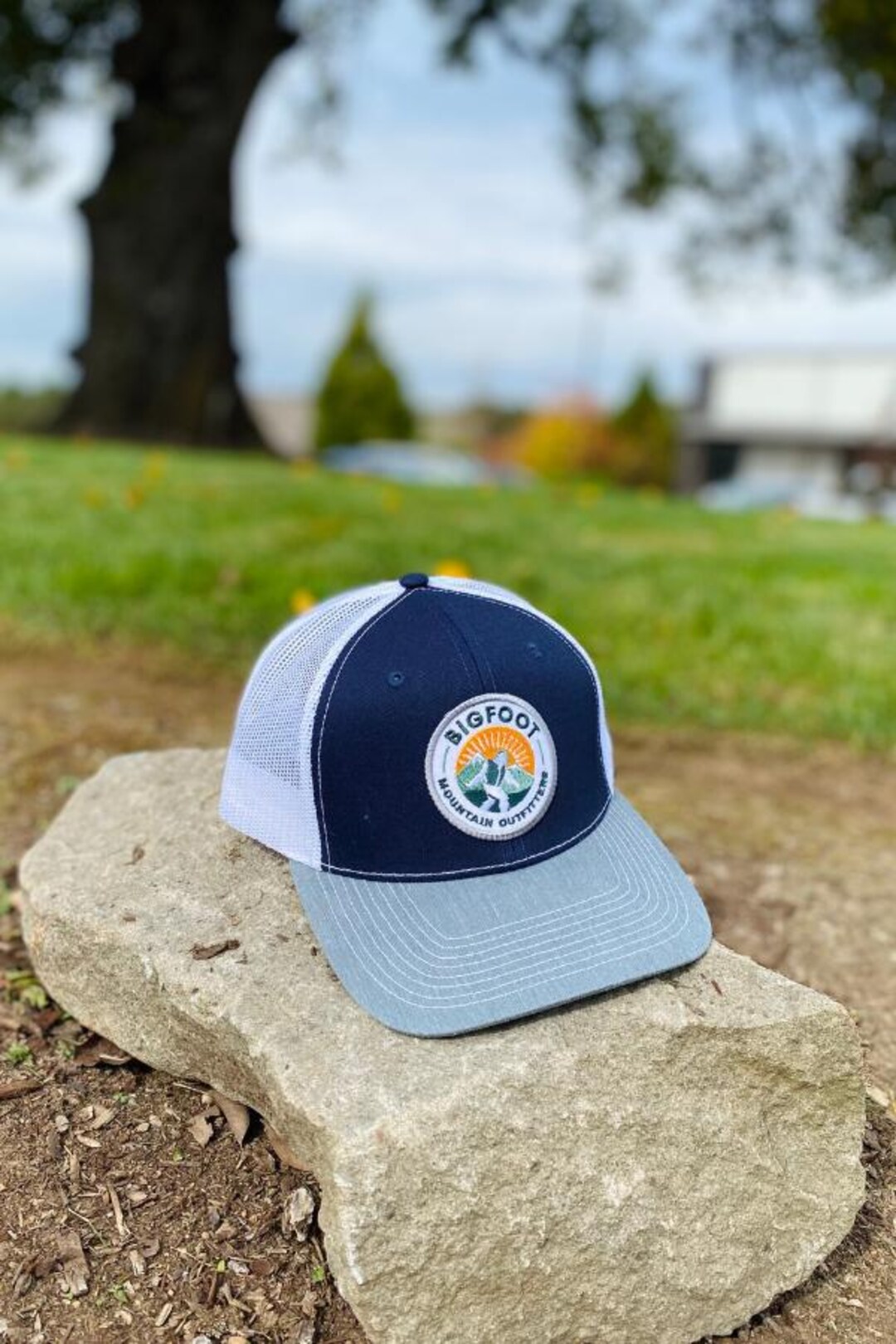 BMO Mesh Hat Navy Original Patch Logo Hat Mesh Back - Etsy