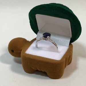 Velvet Ring Box, Turtle Ring Box, Proposal Ring Turtle Box, Velvet ...